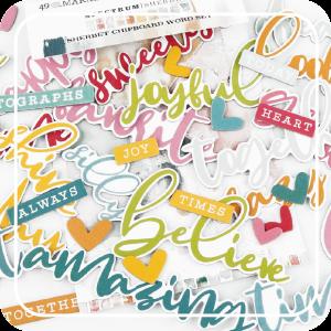 Chipboard: Thickers, Stickers, Cutouts | Chipboard Embellishments