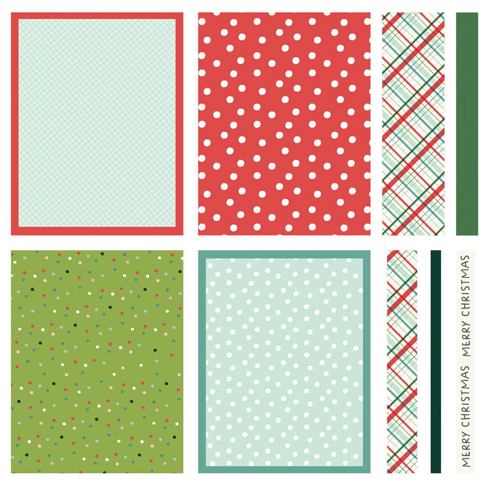 Santa's Village Simple Cards Card Kit - Simple Stories | CraftDirect.com