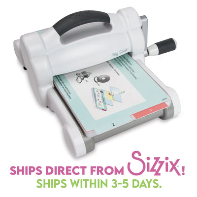 Sizzix Big Shot Plus Craft Die-Cutting Machine (White & Gray)