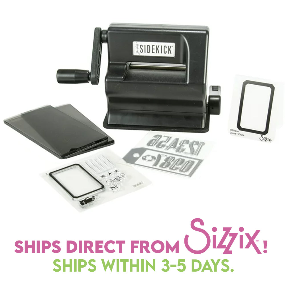 Sizzix Sidekick Craft Die-Cutting Machine (Black) with Starter Kit by ...
