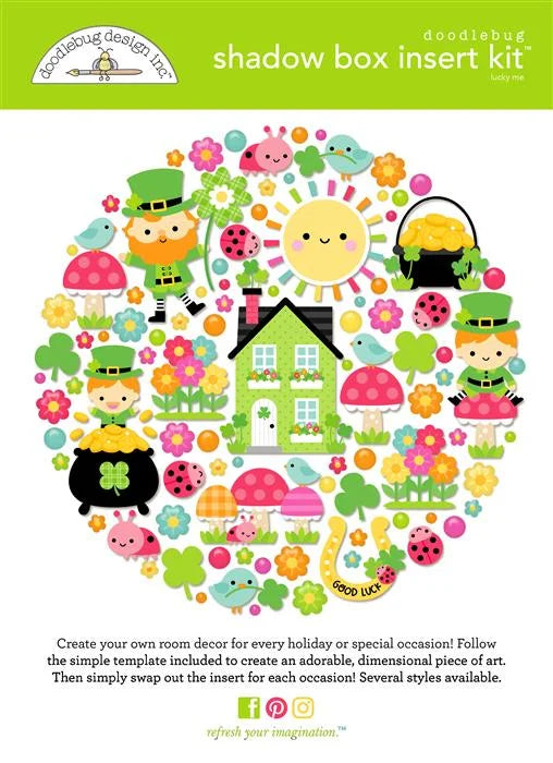 Doodlebug Lucky Me Shadow Box Kit