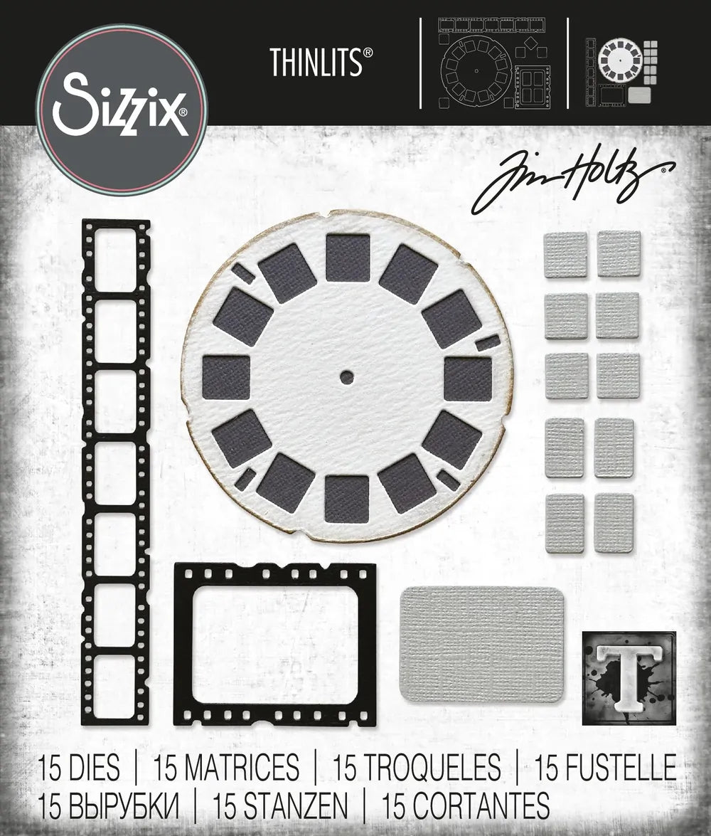 Sizzix Picture Show Thinlits Dies - Tim Holtz Back from the Vault