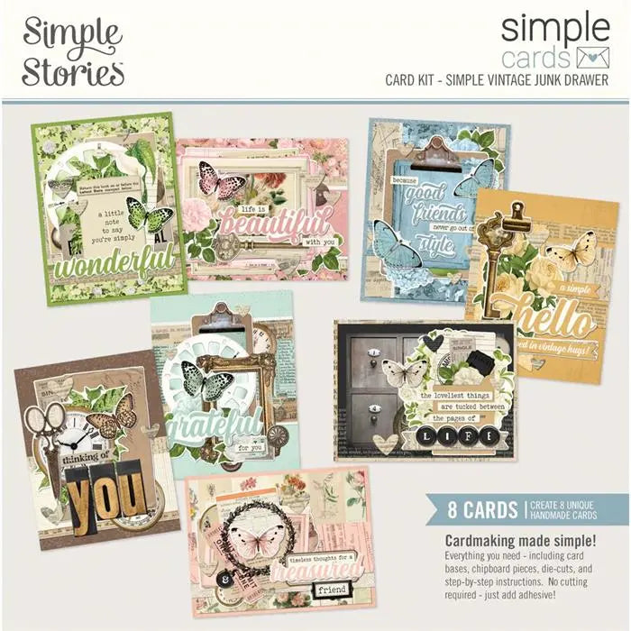 Simple Stories Simple Vintage Junk Drawer Simple Cards Card Kit