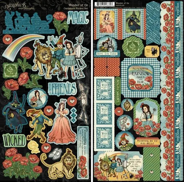 Graphic 45 Wonder of Oz Sticker Set