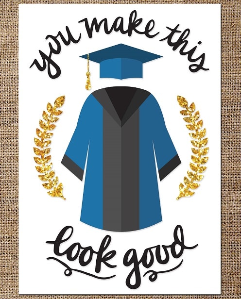 Celebratory Graduation Card SVG Image File Download for Graduation Day