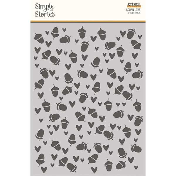 acorn stencil