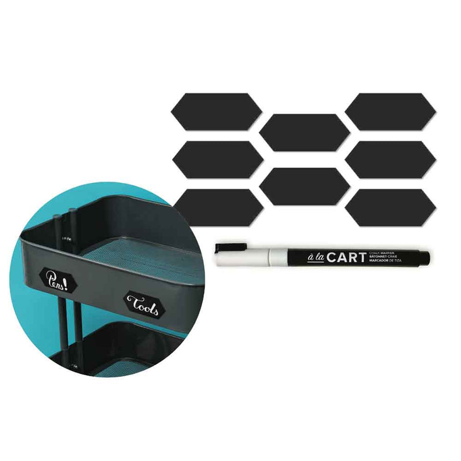 We R Memory Keepers Cart Chalkboard Labels - A La Cart