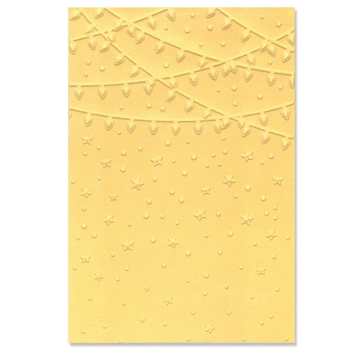 Sizzix Stars & Lights Multi-Level Textured Embossing Folder by Jennifer ...