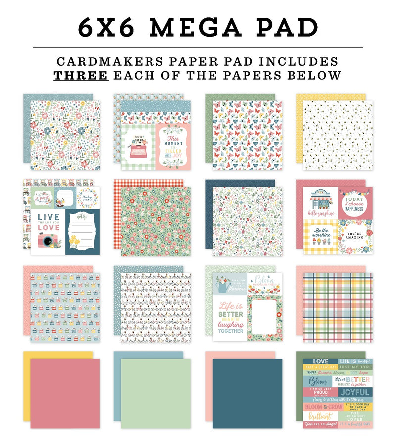 Echo Park Mega Scrapbook Paper Pad, 6" x 6" - Life is Beautiful ...